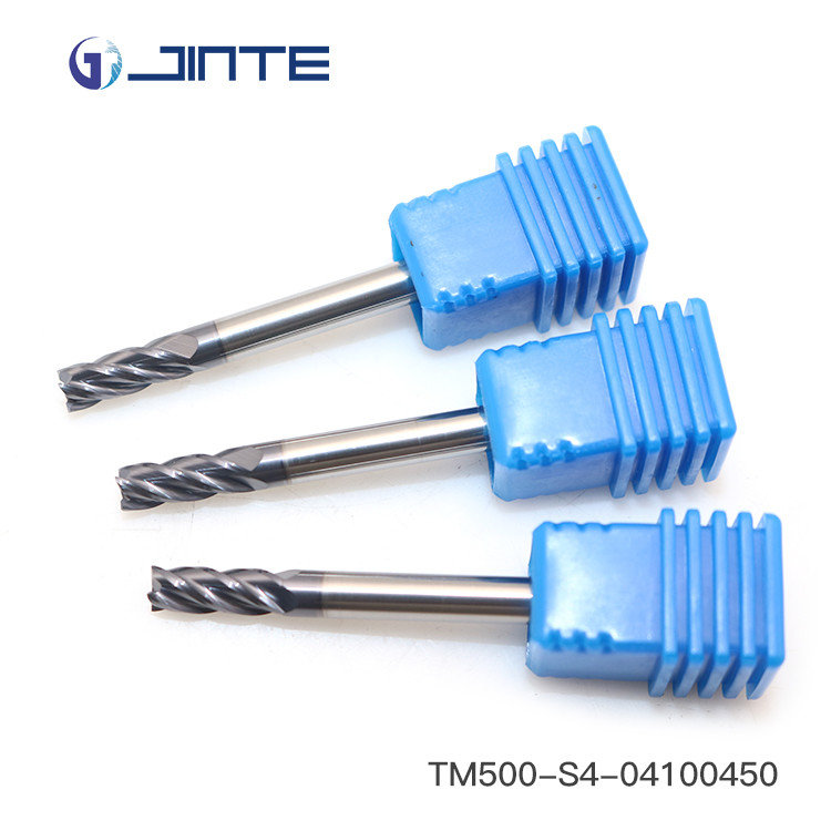 4mm Solid Carbide 4 Flutes Square End Mill CNC Cutting Tools For Metal