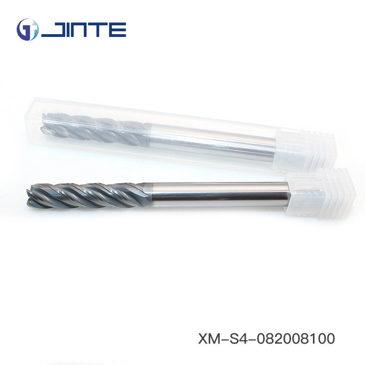 Long Shank 8mm Carbide End Mill CNC Milling Cutter For Stainless Steel
