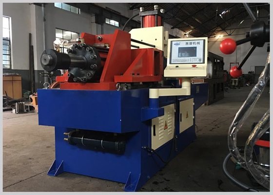 China High Safety Tube End Forming Machine , Electricity Control Tube Forming Machine supplier