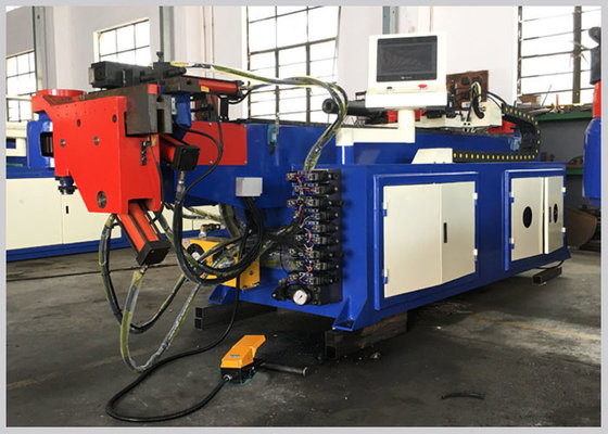 Clamping Feeding Cnc Tube Bender , Metal Tube Bending Machine 380v 7.5kw supplier