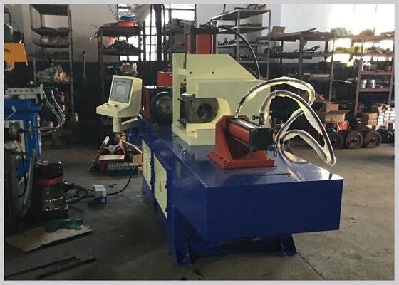 PLC Control Pipe End Forming Machine Oil Pressure 14Mpa 3200 * 750 * 1500mm supplier