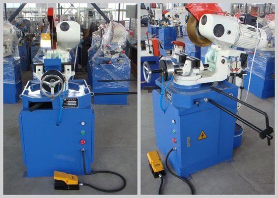 Pneumatic Steel Tube Cutting Machine , Metal Circular Sawing Auto Pipe Cutting Machine supplier
