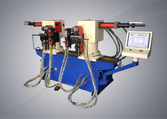 High Performance Double Head Pipe Bending Machine For Office Furniture Processing supplier