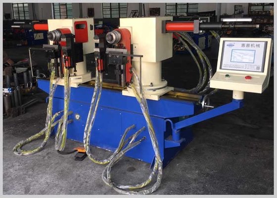 Light Duty Automatic Pipe Bender , Double Head Tube Bending Equipment supplier