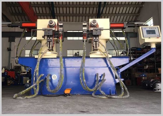 Microcomputer Control Double Head Pipe Bending Machine Two Dimensional Angle supplier