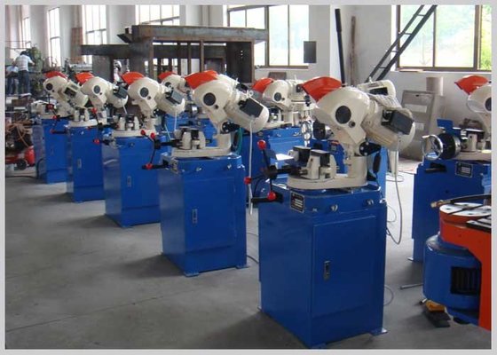 Small Semi Automatic Pipe Cutting Machine Single Sawing High Speed Easy Operation supplier