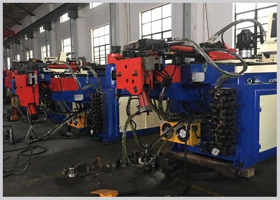 PLC Control Electric Power CNC Pipe Bending Machine With Teo Axis Driving supplier