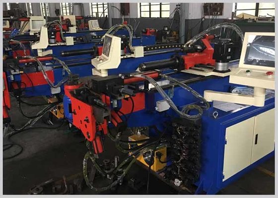 PLC Control Electric Power CNC Pipe Bending Machine With Teo Axis Driving supplier