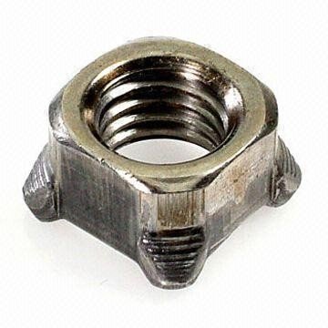 Carbon Steel, Stainless Steel Zinc Plated Square Weld Nuts M4 - M16 ISO, DIN, JIS, BS, ANSI Standards