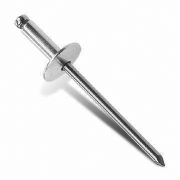 Dome Head Stainless Steel / Aluminium Open End Blind Rivet Hardware For Construction Industry