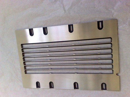 Clear anodized, black anodized surface stainless steel plate Precision Mechanical Parts