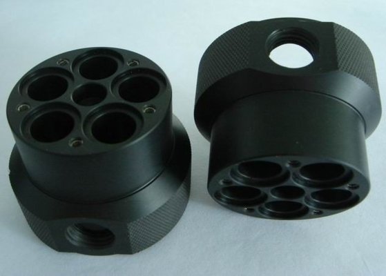 Custom Black CNC Turning Parts ABS Plastic Machined Parts ASTM / AISI