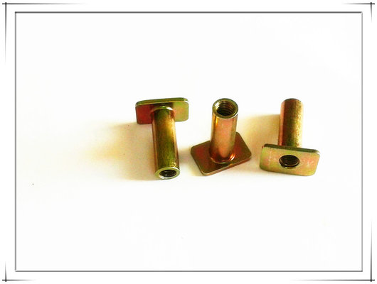 Square self-clinching nuts with color zinc plating and internal thread