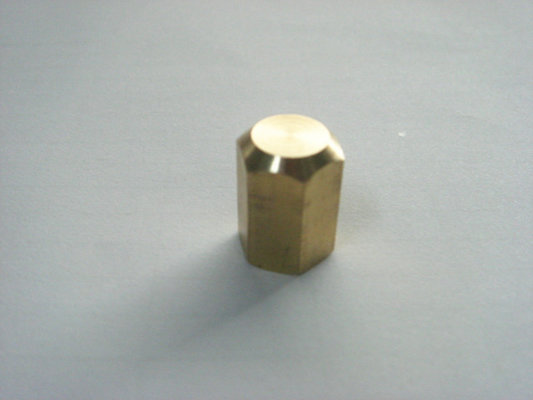 Custom Brass CNC Precision Machining , Hexagonal Brass CNC Bushing Turning Parts