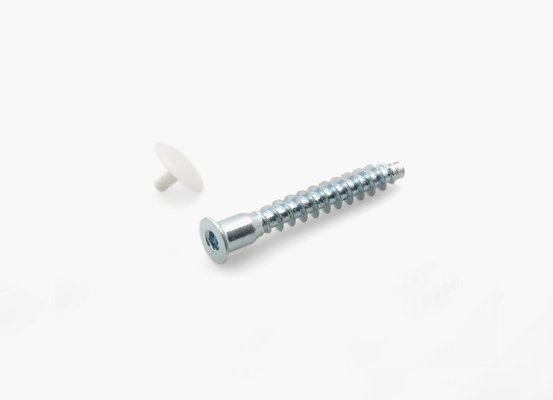 Zinc Plated Carbon Steel Chipboard Screws Hex Head Confirmat Screw
