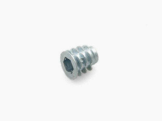 Insert nut for furniture, zamac insert nut, insert nut with stopper