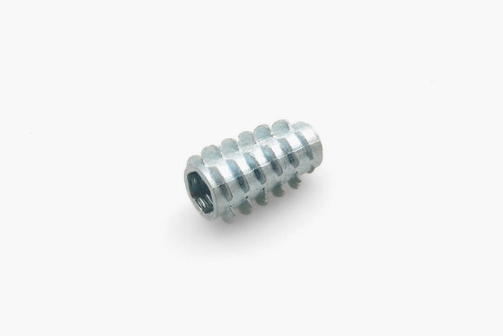 Hexagonal furniture Zinc Alloy insert nuts for wood Chair / Cupboard