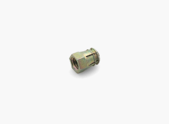 Zamac insert nut, expanding nut with ball, furniture insert nut