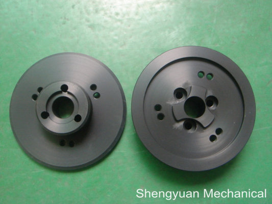 Black Anodize Precision Turned Parts Al6061 Chromira Core Hub Base Take Up