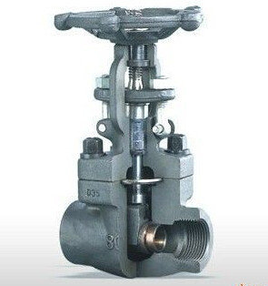 2 " SW Socket Welding Cast Steel Gate Valve / Welded Bonnet Gate Valve