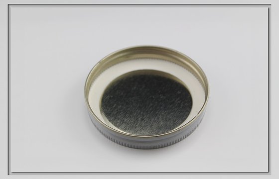 Logo embossing Metal Screw Caps For food / storage jars , D60mm*H11.5mm