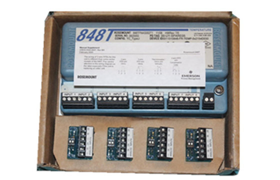 4 - 20 transmisor de alta densidad de la temperatura del mA Rosemount 848T con 8 - entrada