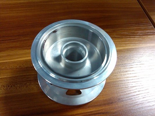 Modificado para requisitos particulares a presión el torno del CNC de la fundición que da vuelta al polaco de la rueda del acero inoxidable