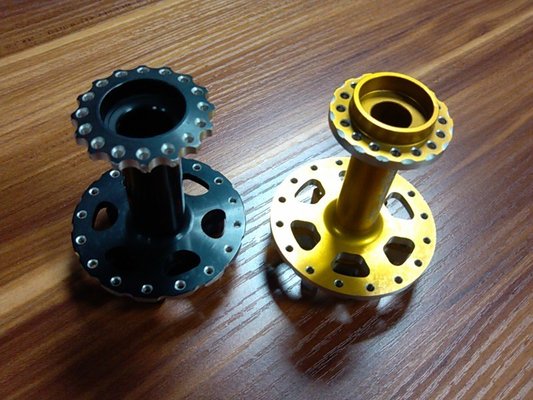 Eje de torneado de la bici de montaña de la aleación de aluminio de la precisión profesional del CNC