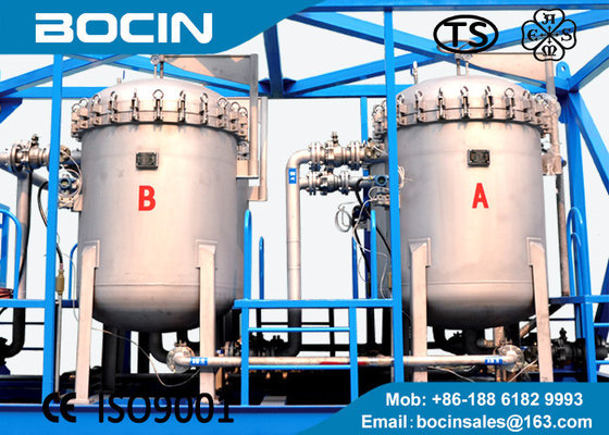 Sistema líquido medio de la filtración del agua del cárter del filtro de bolso del acero inoxidable de la precisión
