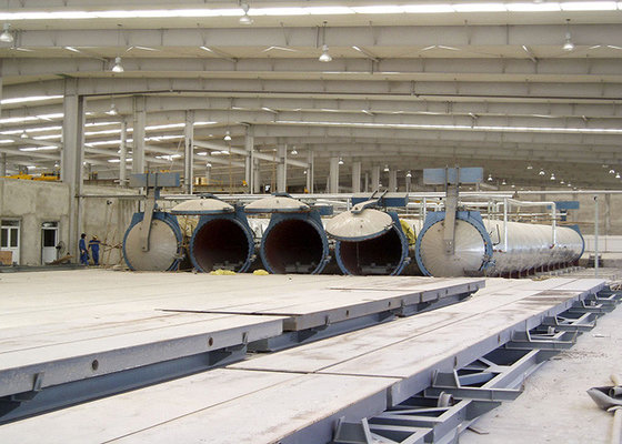 Cadena de producción del bloque de la alta precisión AAC, máquina del ladrillo de la cal de la arena de AAC