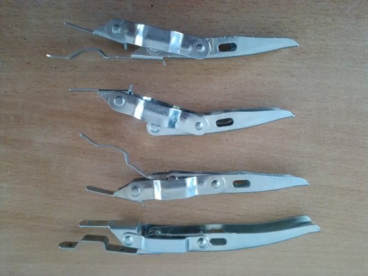 Galvanized Steel Metal Stamping Parts in Automotive / Electrical / Building / Furniture