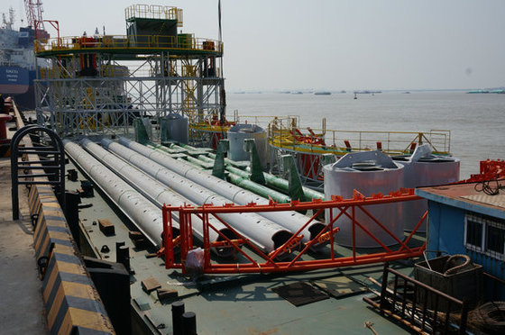 Fabricación de metal de soldadura del tubo del acero de aleación de AISI GB Q345D para el a bordo