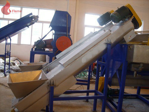PVC plastic bottle recycle machine / PET recycling machine high speed