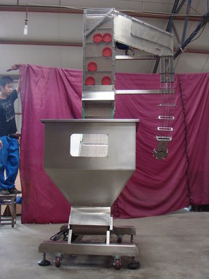 Casquillo automático, clasificadora de la tapa