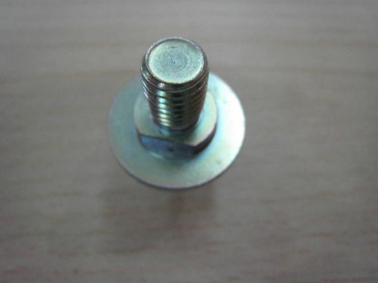Custom Steel forging precision maching flange bolt with electro plate