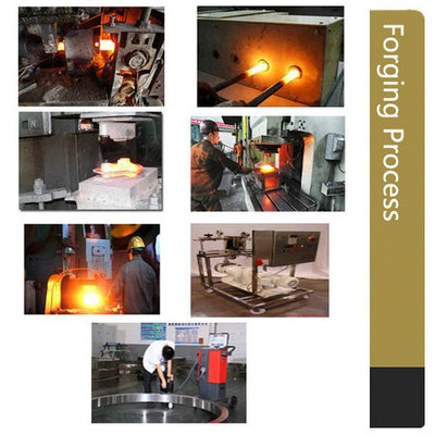 Copper Auto Machine Forging Parts / Induction Hot Metal Forging Process