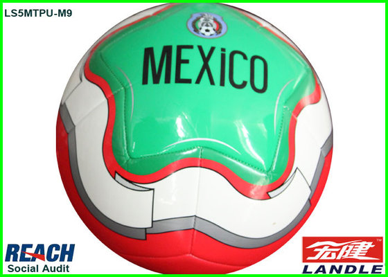 Customized Machine Stitched Official Soccer Balls in TPU Synthetic Leather