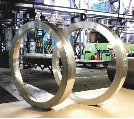 Big Auto Rolled Ring Forging , Non-standard Forging Hydraulic Press