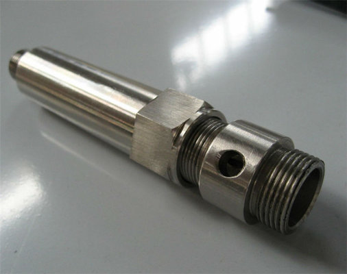Acero inoxidable trabajado a máquina forjando el perno
