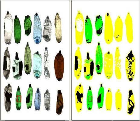 color sorting machine for plastic