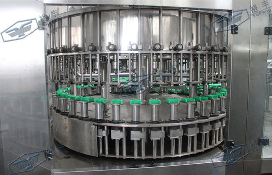 18 Head Automatic Juice Filling Machine Customized For Glass Bottles