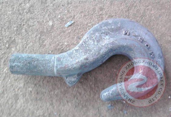 forja del gancho de izado del timón marino de 20Mn2 42CrMo4 modificada para requisitos particulares