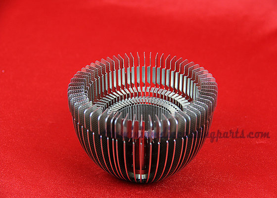 Bowl Shape Aluminum Stamping Parts Of Fin-Heat Sink For Computer