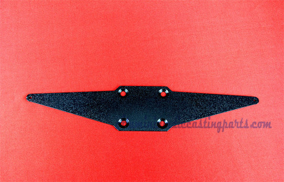Black Powder Coated Aluminum Alloy Stamping LED Housing Assembly Plate & Bracket