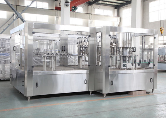380V stainless steel CE Juice Filling Machine / 9kw Liquid Filling Machine