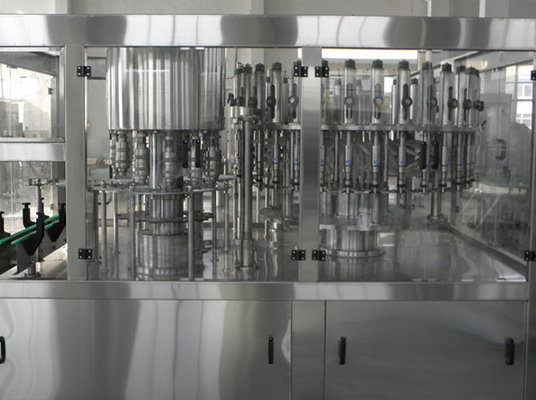 380V stainless steel CE Juice Filling Machine / 9kw Liquid Filling Machine