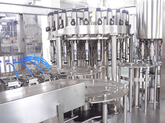 380V stainless steel CE Juice Filling Machine / 9kw Liquid Filling Machine