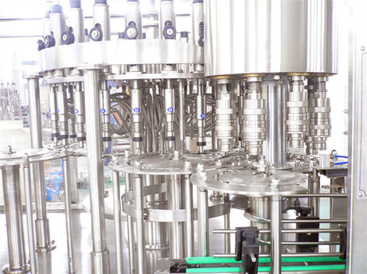 380V stainless steel CE Juice Filling Machine / 9kw Liquid Filling Machine