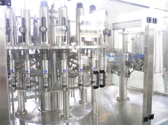 380V stainless steel CE Juice Filling Machine / 9kw Liquid Filling Machine