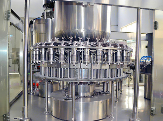 380V stainless steel CE Juice Filling Machine / 9kw Liquid Filling Machine